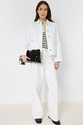 Gerard Darel Veste en denim blanc - THYRA - Blanc