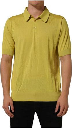 Dolce & Gabbana Polo Manches Courtes - Homme - Tops - Jaune - Taille: S