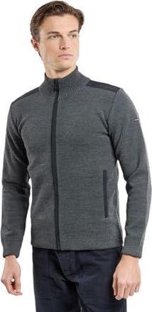 Armor Lux Homme Cardigan Carnac Homme Pull, Gris (Gris Chiné 150), XL EU