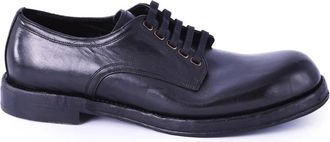 Dolce & Gabbana Homme, Chaussures, Noir, Taille: 41 1/2 EU Perugino Derby Horse Shoe