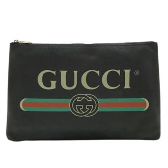 Gucci Sac pochette vintage doccasion - Femme - Pre-owned - Noir - Taille: ONE Size