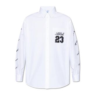 Off-white Besticktes Hemd - - Shirts - Herren - Wei&szlig; - S
