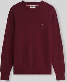 Tommy Hilfiger Regular Fit Pullover aus Baumwoll-Kaschmir-Mix