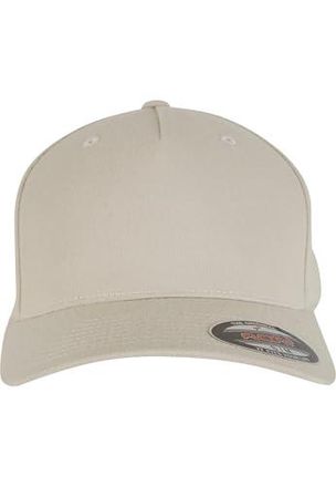 Flexfit 6560-flexfit 5 Panel Casquette de Baseball, Beige, L-XL Mixte