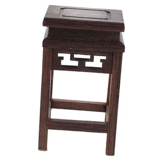 TOPBATHY Kleiner Holz Pflanzenst&auml;nder Aus Hartholz Antiker Blumenpotthalter Stabiler Deko-st&auml;nder F&uuml;r Pflanzen F&uuml;r Wohnzimmer Eingangsbereich Und Garten Handge