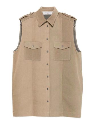 Golden Goose Gilet - Marron Clair