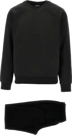 Emporio Armani pantalon de jogging à détail de logo - Noir