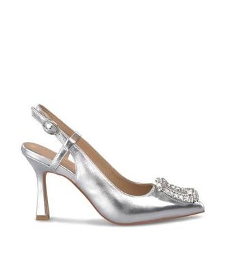 Alma En Pena Chaussures &agrave; talons pour femme., argent m&eacute;tallique, 39 EU