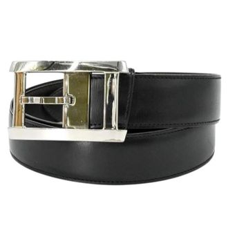 Cartier Pre-owned Vintage Lederg&uuml;rtel - - Pre-owned - Herren - Schwarzk - ONE SIZE
