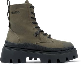 Palladium Damen PALLASQUAD Stiefelette, grün, 36 EU