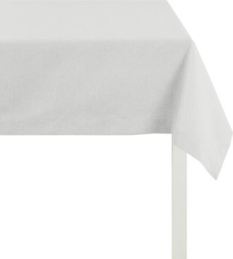 Apelt Apelt Tischdecke, Polyester-Baumwolle, Wei&szlig;, 140 x 250 x 0.5 cm
