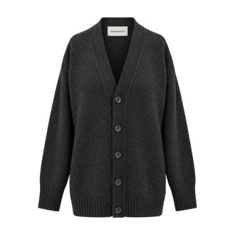 Amaranto Baumwoll-Strickjacke - - Knitwear - Herren - Schwarzk - M