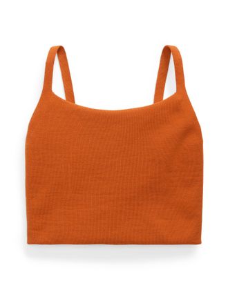 Ralph Lauren WOOL-BLEND STRAIGHT-NECK TANK TOP