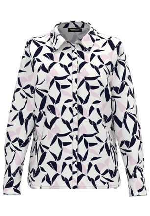 Frank Walder Klassische Bluse mit stilvollem Print