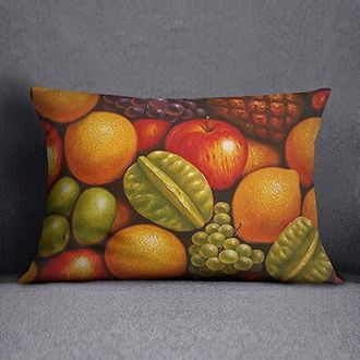 Le jardin du Lin Kissenhüllen, Cotton, Mehrfarbig, 45x45