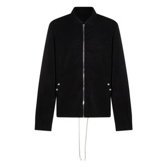 Rick Owens Zip-Jacke aus Baumwolle - - Jackets - Herren - Schwarzk - L