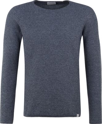 Nowadays Herren Pullover Honeycomb taubenblau XXL