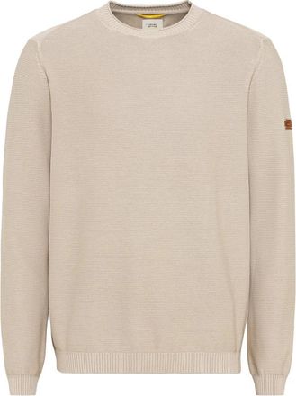 Camel Active Strickpullover aus Bio-Baumwolle - - Knitwear - Herren - Beige - S