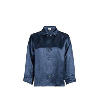 Bellerose Chemise satin&eacute;e col classique en ac&eacute;tate