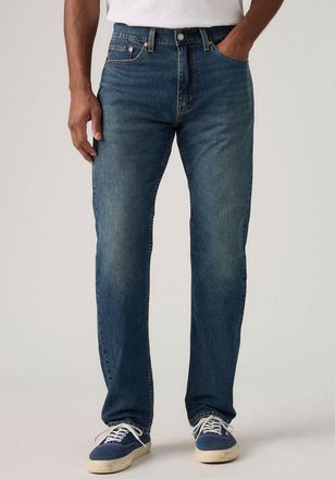 Levi's Straight-Jeans LEVIS 505, Herren, Gr. 29, L&auml;nge 32, blau (river bank cool), Denim/Jeans, Obermaterial: 99% Baumwolle, 1% Elasthan, unifarben, regular 