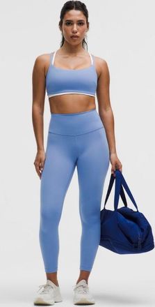 lululemon Legging Wunder Train Contour Fit taille haute pour Femmes - 64 cm - Bleu - Taille 10