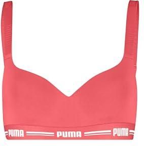 Puma Haut rembourré pour Femme, Corail, M