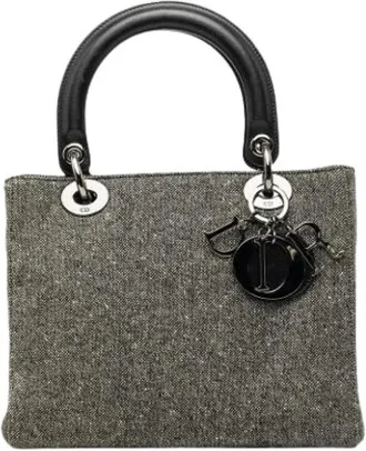 Dior Pre-owned Lady Dior - Femme - Pre-owned - Gris - Taille: ONE Size