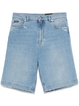 Dolce & Gabbana short en jean - Bleu