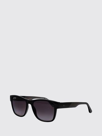 Lacoste Lunettes de soleil aviateur en ac&eacute;tate avec monogramme ton sur ton