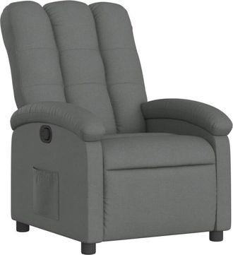 vidaXL Relaxsessel Dunkelgrau Stoff - Vidaxl