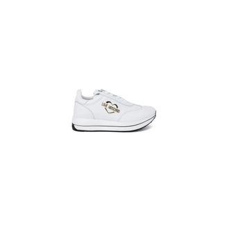 Love Moschino Femme, Chaussures, Blanc, Taille: 38 EU Leather Low Top Baskets