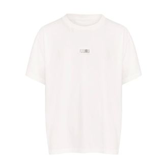 Maison Margiela Homme, Tops, Blanc, Taille: L T-shirt blanc pour hommes Aw25