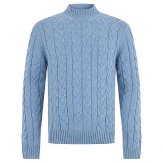 Slowear Pullover mit hohem Kragen - - Knitwear - Herren - Blau - XL