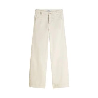Summum Flare Pant Core Stretch Twill - - Trousers - Damen - Beige - XL