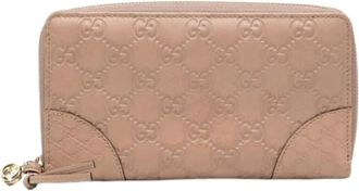 Gucci Portefeuille long (bi-pli) Pre-owned - Femme - Pre-owned - Beige - Taille: ONE Size