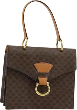 Celine Sac &agrave; main vintage doccasion - Femme - Pre-owned - Brun - Taille: ONE Size