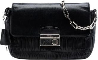 Prada Sac bandouli&egrave;re vintage Pre-owned - Femme - Pre-owned - Noir - Taille: ONE Size