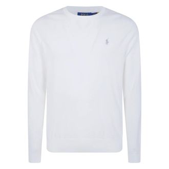 Polo Ralph Lauren Herren, Strickwaren, Wei&szlig;, LGr&ouml;&szlig;e