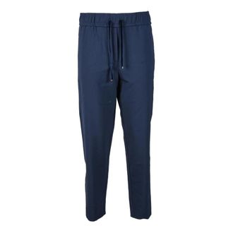 Marella Sportliche Hose aus Wollmischung mit Gummizug - - Trousers - Damen - Blau - S