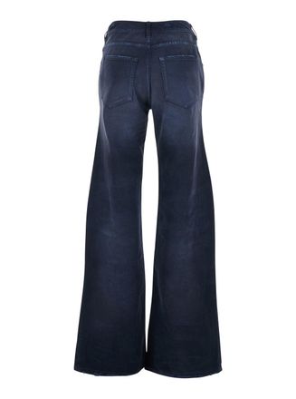 Balenciaga Womens Jeans Five-Pocket Blue Cotton