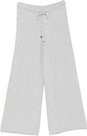 Antonelli Sequin-embellished Drawstring Trousers