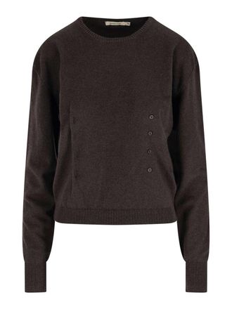 Paloma Wool Pull Col Rond - Marron