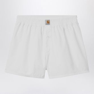 Carhartt Work in Progress Wei&szlig;e Boxershorts aus Baumwolle