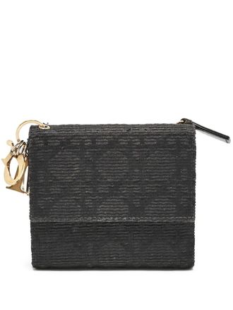 Dior portefeuille Lady Dior - Noir