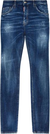 Dsquared2 jean à effet usé Skater - Bleu