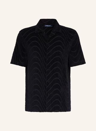 Frescobol Carioca Frescobol Carioca Resorthemd Roberto Comfort Fit Aus Frottee schwarz