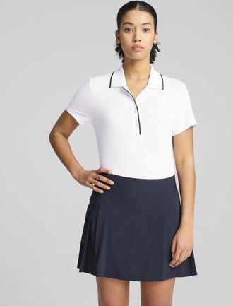 Puma CLOUDSPUN Bridges Kurz&auml;rmeliges Golf-Polo Damen, Kleidung, Wei&Atilde;Y, XXL