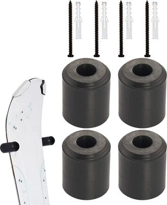 Generic Snowboard Wandhalterung,4-teilige Vertikale Aufbewahrung - Skier Snowboard Wandhalterung Aufbewahrungssystem - Fuer Wohnzimmer Schlafzimmer Buero Erwa