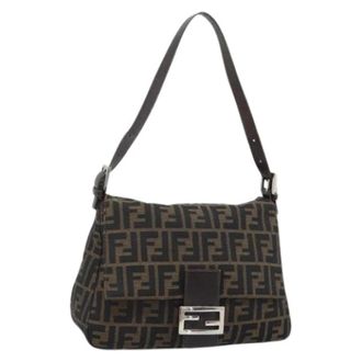 Fendi Pre-owned Zucca Canvas Shoulder Bag - - Pre-owned - Damen - Braun - ONE SIZE
