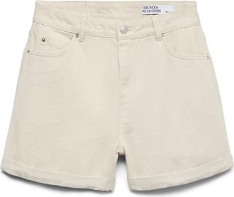 Vero Moda Damen VMZURI HR Loose Shorts Mix NOOS 10279493, Ecru, S